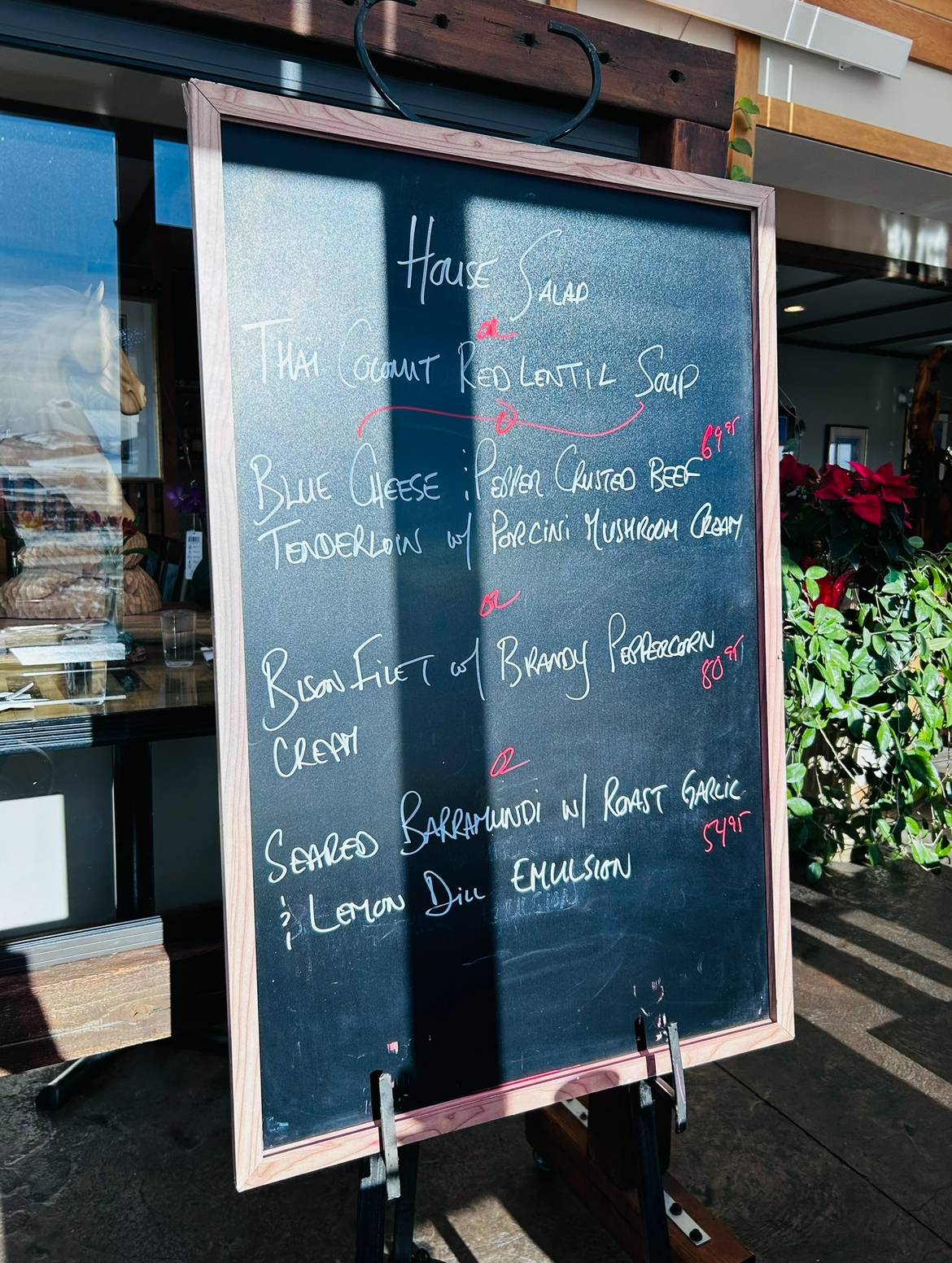 Menu at Longview Steakhouse, Longview, Highway 22 West