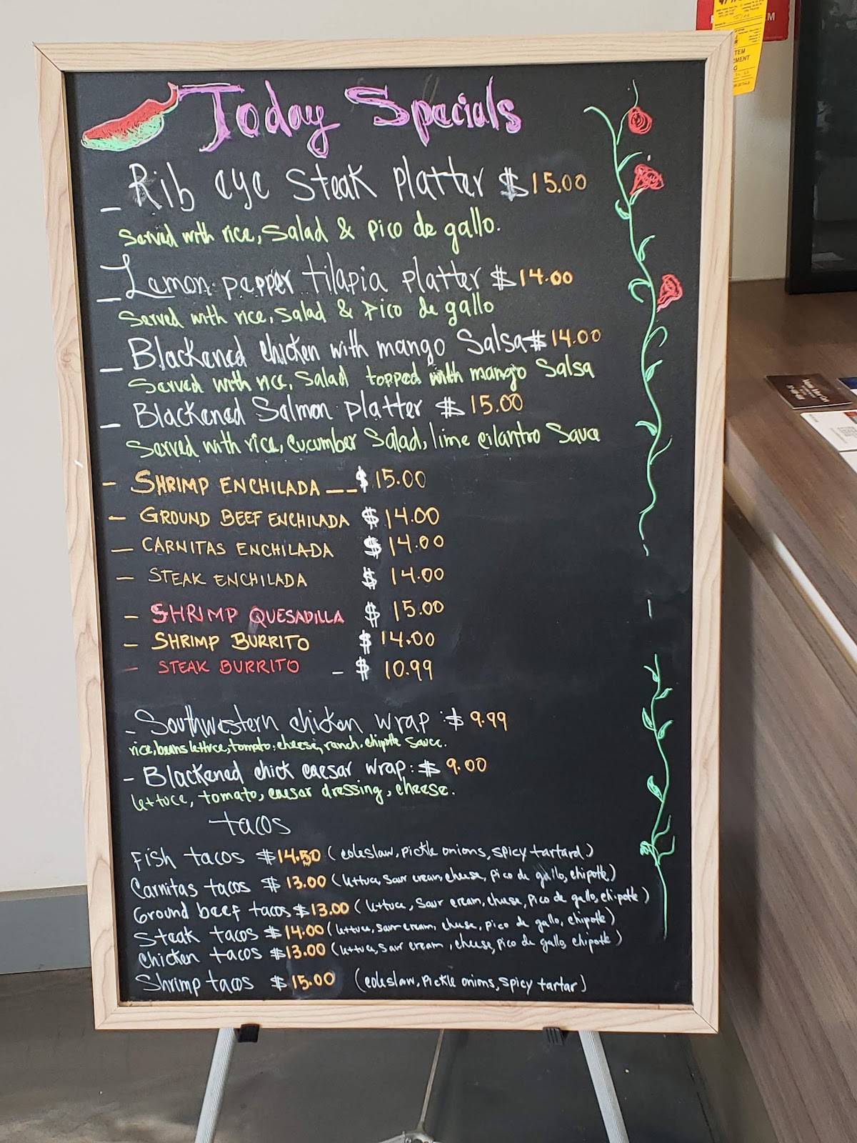 Menu at Fuentes Cafe, Lutherville-Timonium