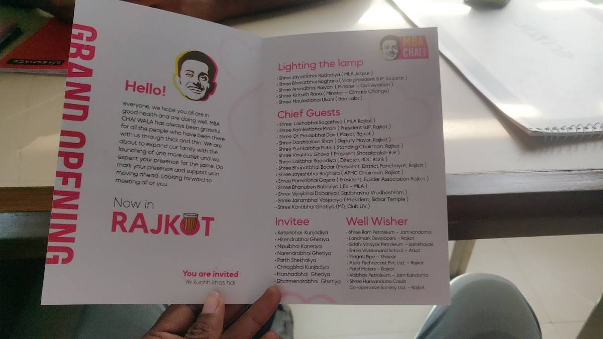 Menu at Basil Valley Cafe, Rajkot
