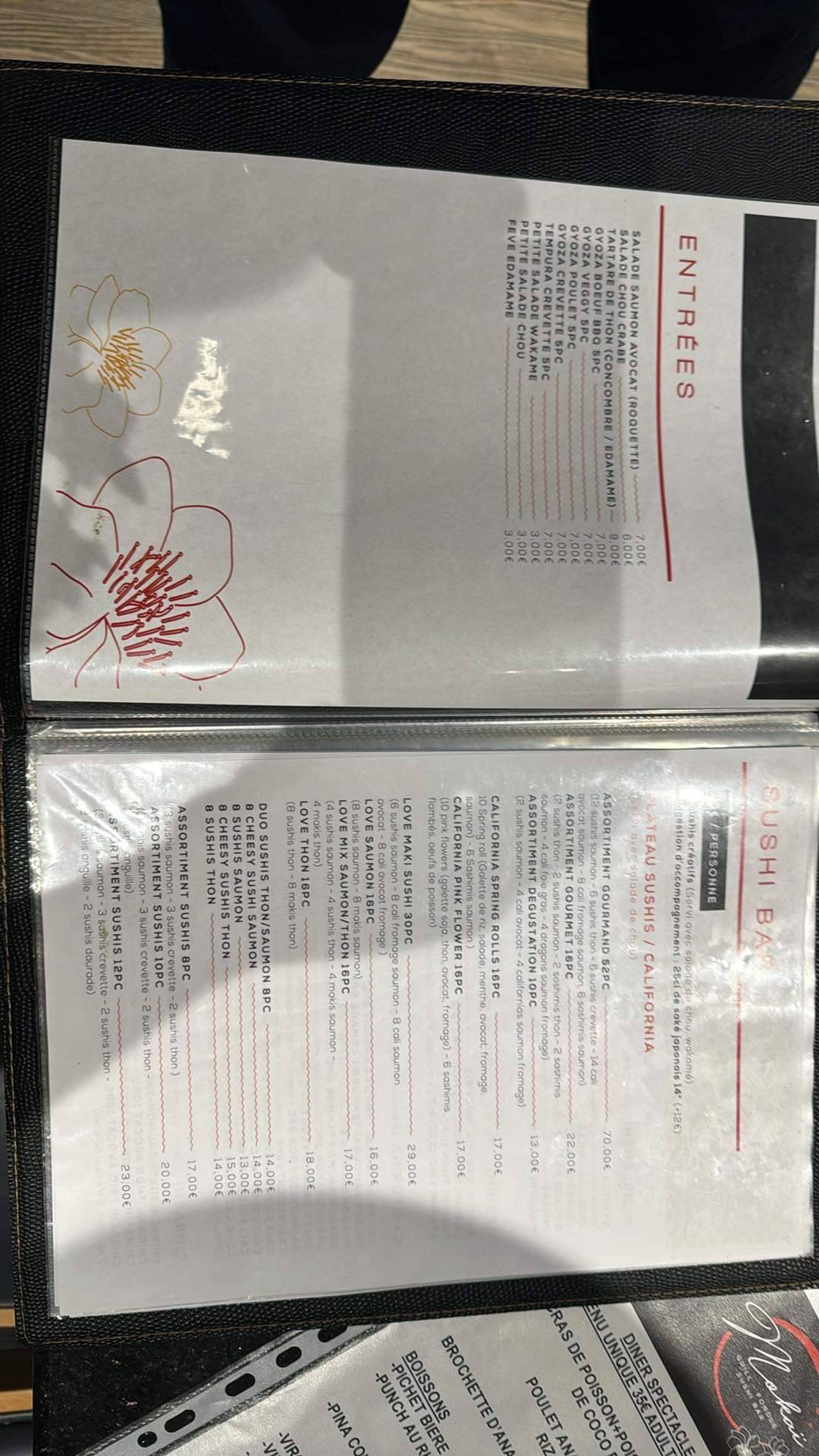 Menu au MOKAI RESTAURANT-GRILL-FONDUE-SUSHI, Cugnaux
