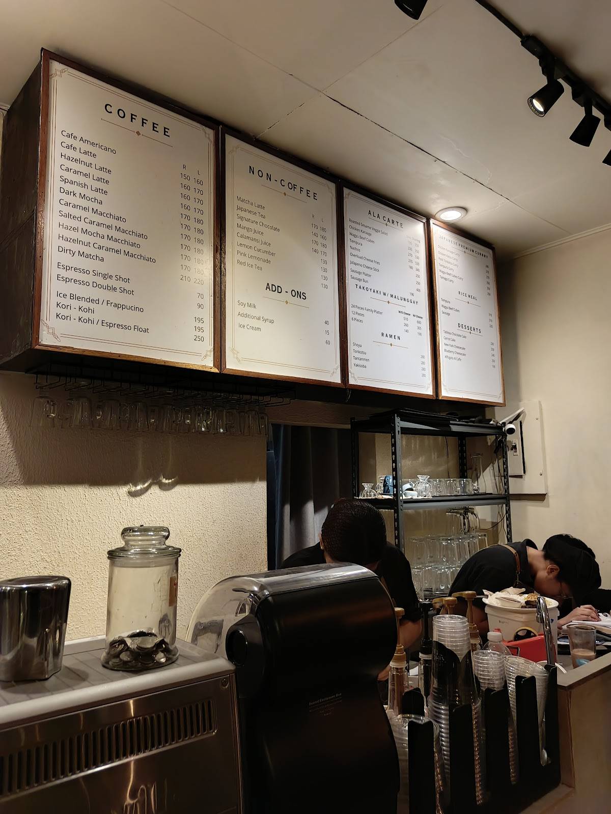 Menu at Nihon Cafe Bel Air, Makati