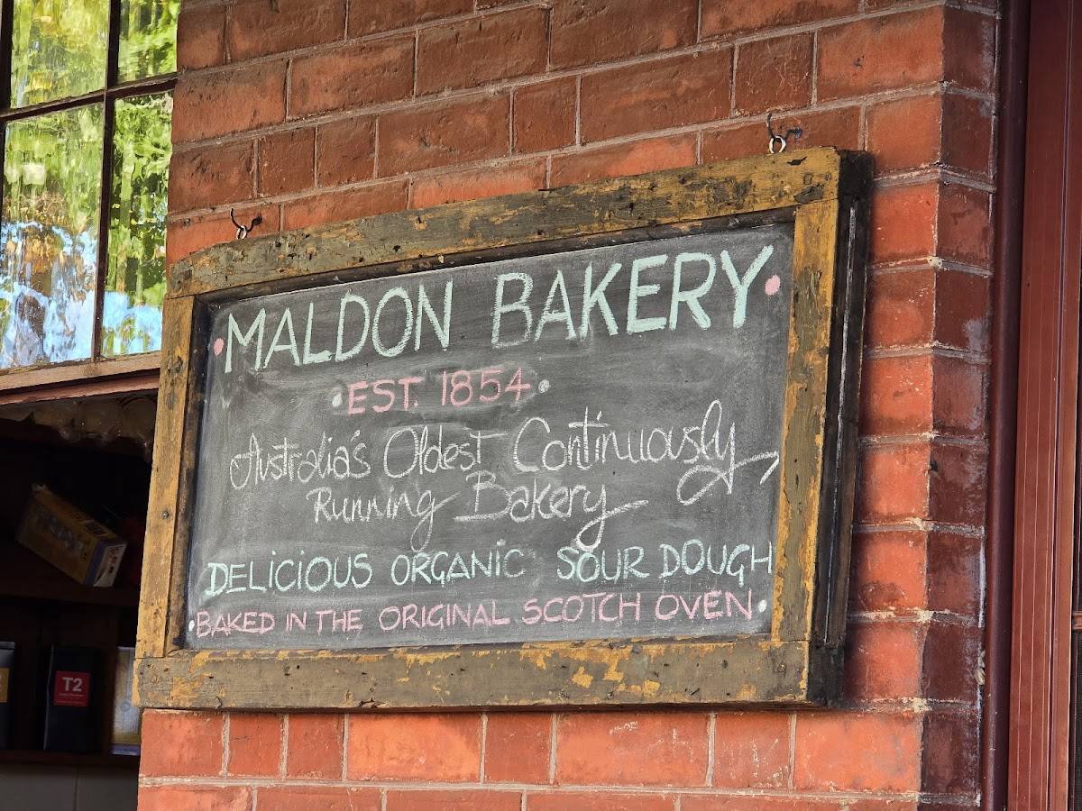 Menu at Maldon Bakery, Maldon