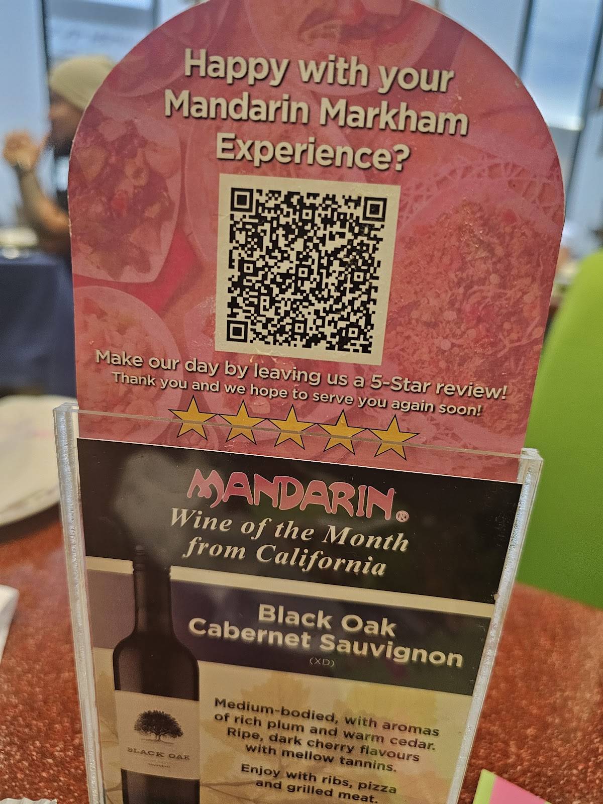 Menu at Mandarin Restaurant, Markham, Woodbine Ave