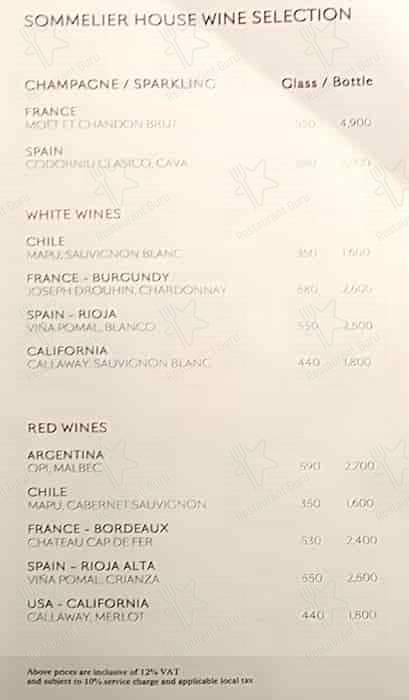 Menu at Cafe Ilang-Ilang, Manila