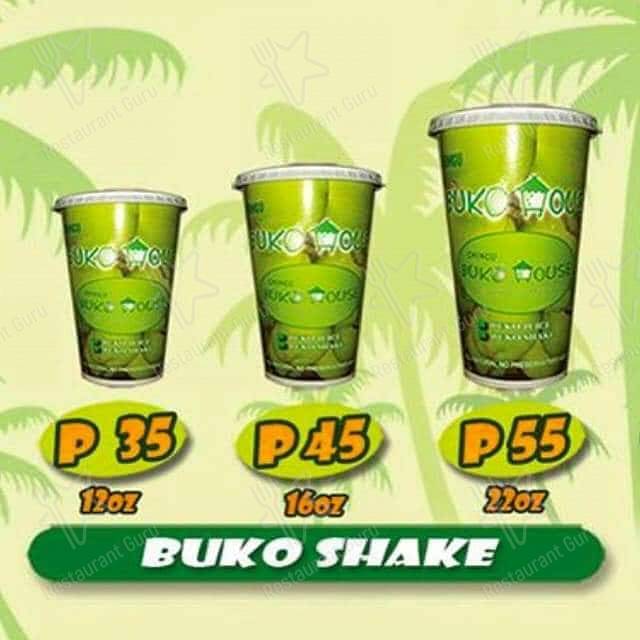 Menu at Chingu Buko House pub & bar, Pasay, Cartimar Food Court