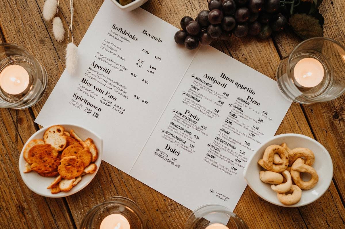 Speisekarte von Margarito Tradizione Italiana restaurant, Wetschen
