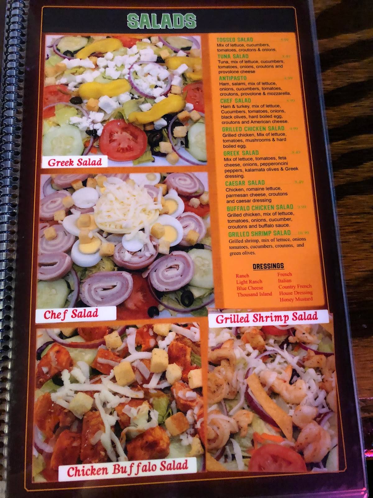 Menu at Mariolino’s Italian Cuisine restaurant, Hayesville