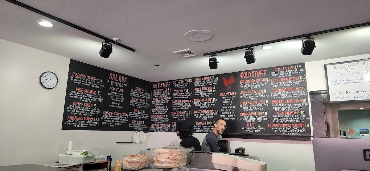 Menu at Market Street Eats fast food, Portland