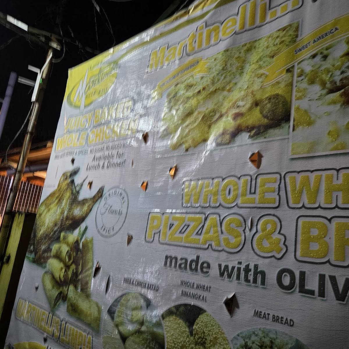 Menu at Martinelli Pizza Deli restaurant, Ormoc
