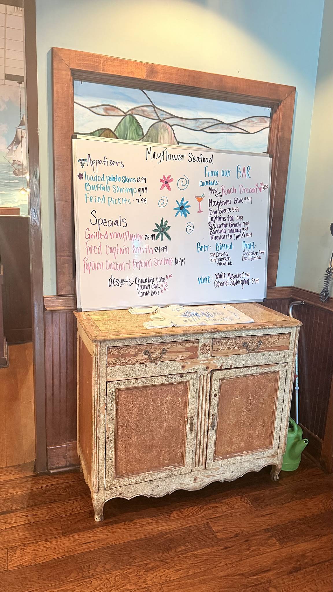 Menu at Mayflower Seafood Restaurant Greenville, Winterville