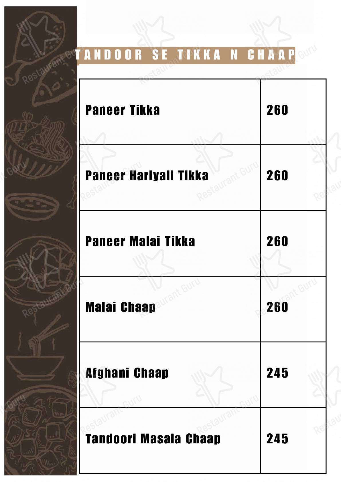 Menu at Flavour Fiesta by Krishna Garden, Meerut