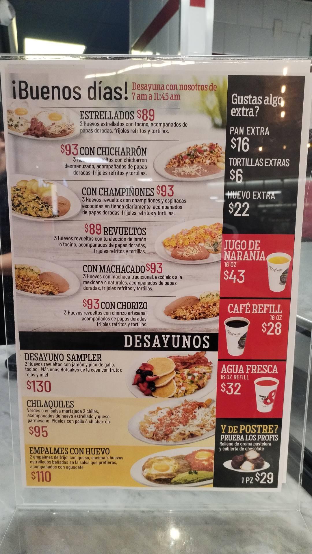 Carta del restaurante Meet & Eat H-E-B Gómez Morín, San Pedro Garza García