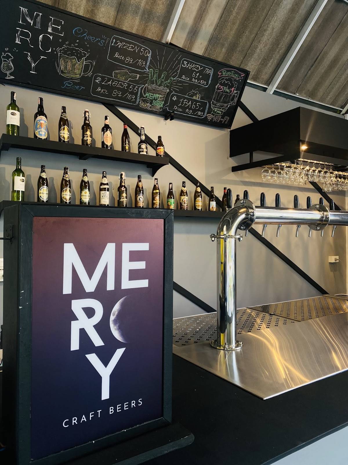 Menu at Mercy Cafe & Secret bar, Rayong