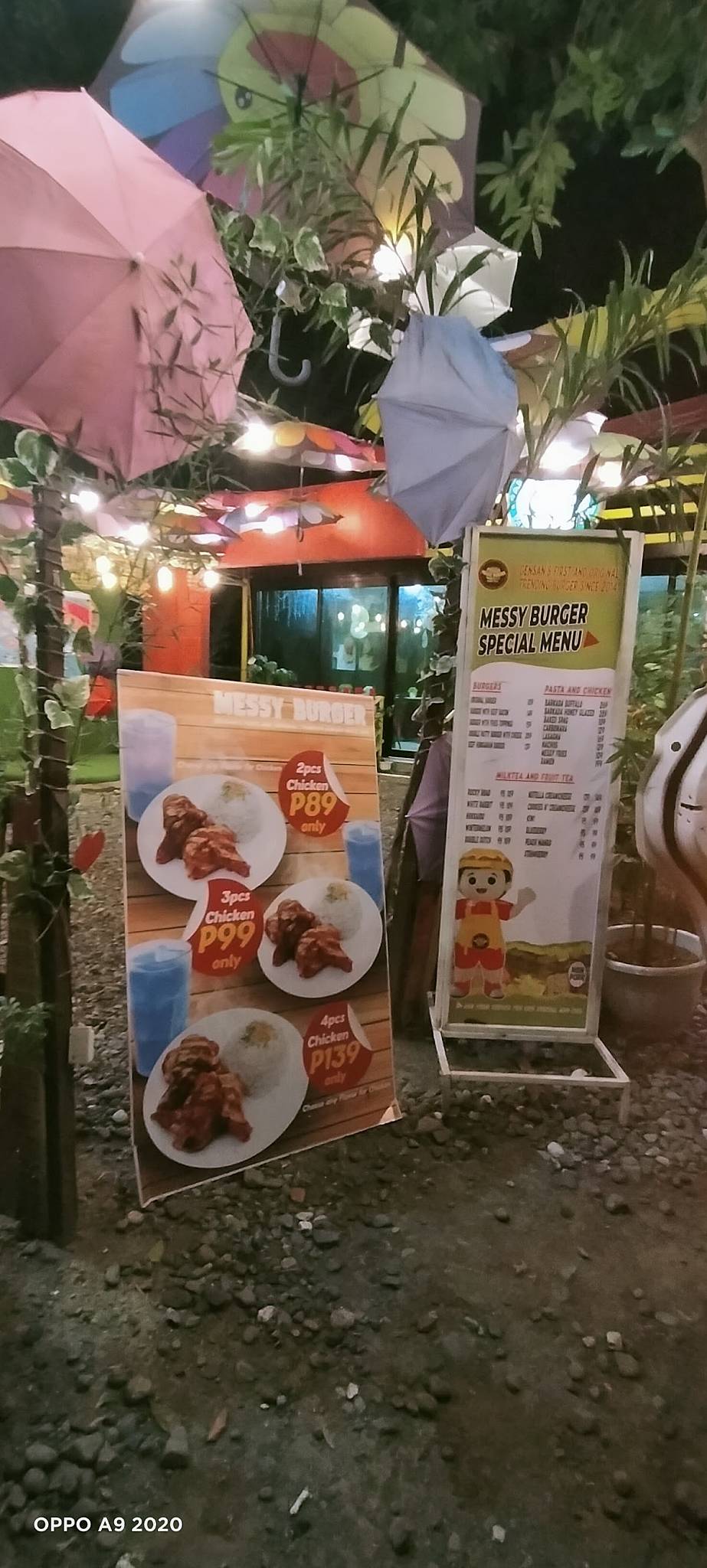Carta del restaurante Messy Burger Digos, Digos