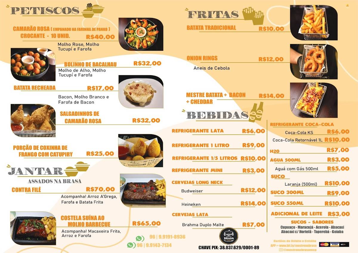Menu em Mestre na Brasa - restaurante, Macapá