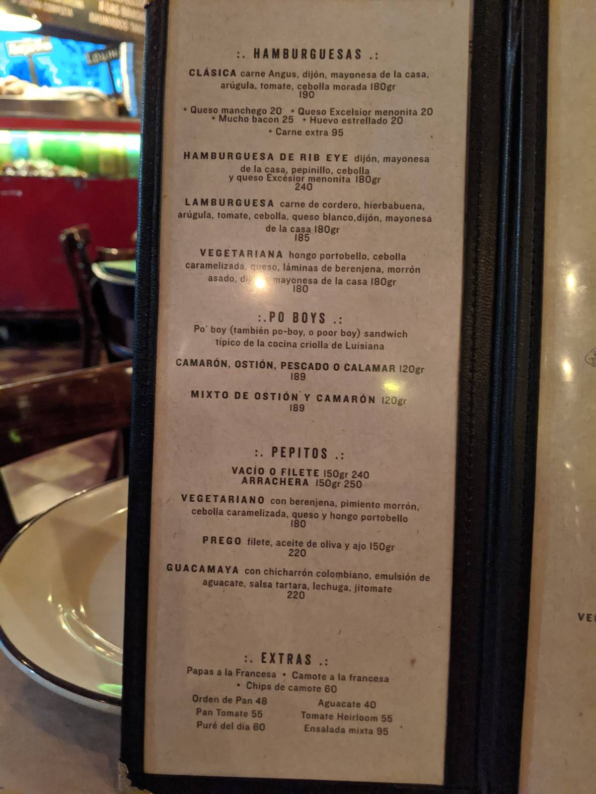 Carta del restaurante La Docena Roma, Ciudad López Mateos, Av. Álvaro ...