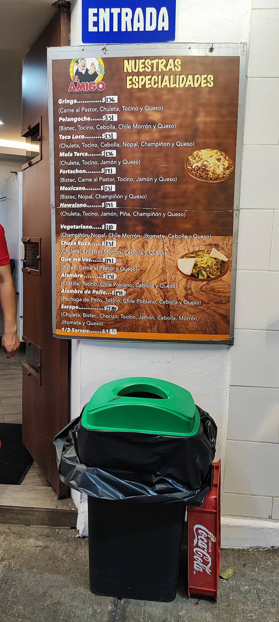 Carta del restaurante Tacos Taqueria EL AMIGO, Mexico