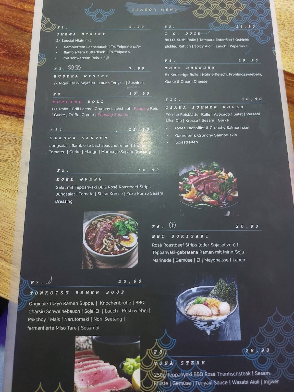 Speisekarte von Mikoto Ludwigsburg restaurant, Ludwigsburg