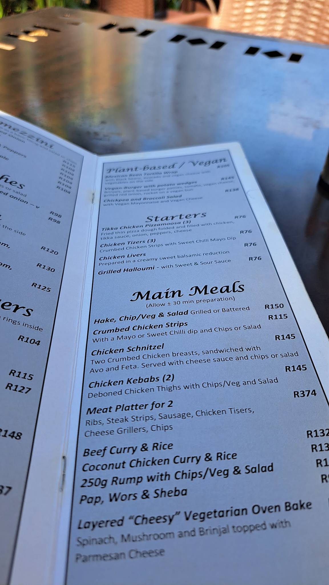 Menu at Milkplum Cafe, Pretoria, 2 Cussonia Ave