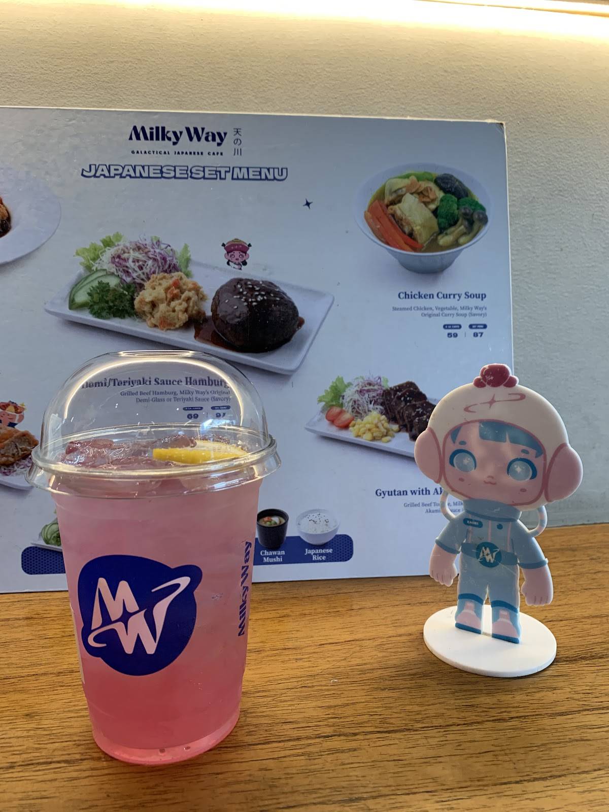 Menu at Milky Way Cafe Lippo Mall Puri, West Jakarta