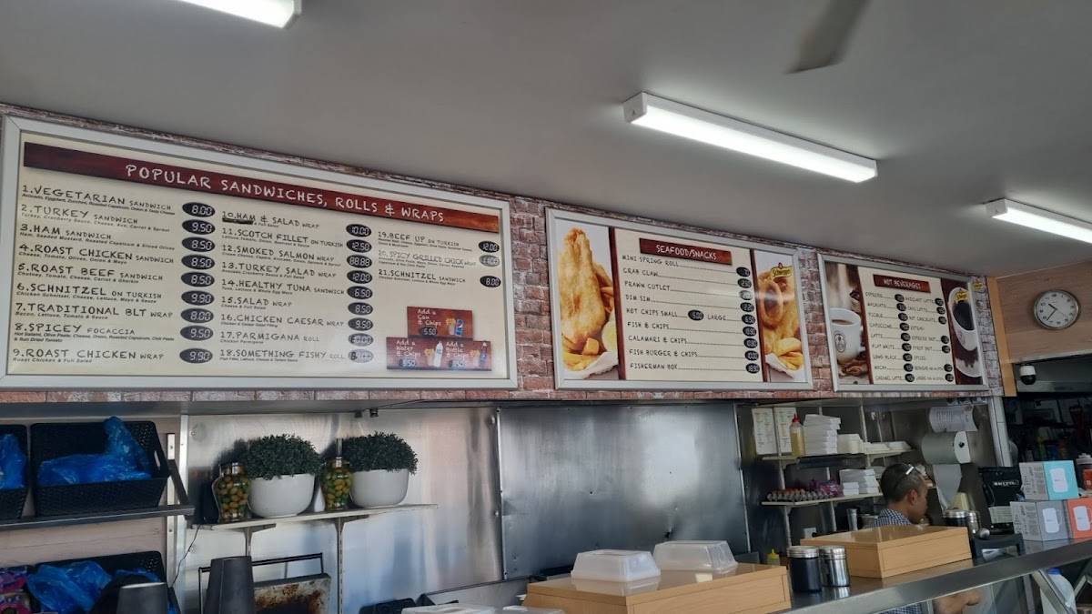 Menu at Milperra Kiosk Gourmet Foods fast food, Milperra
