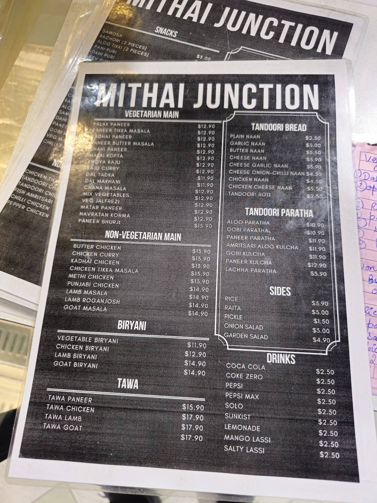 Menu at Mithai Joint Riverstone (Mithai Junction Riverstone) restaurant ...
