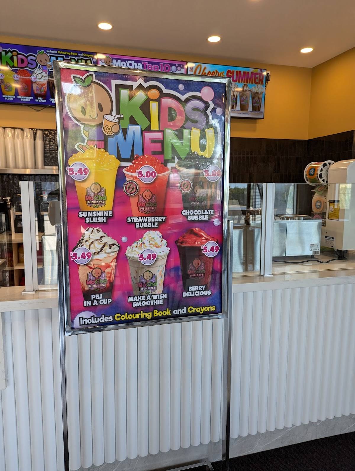 Menu at Mo'Cha Bubble Tea - Windsor, LaSalle