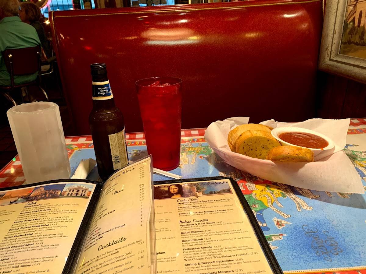 Menu at Monjunis Italian Cafe & Grocery, Shreveport, Louisiana Ave