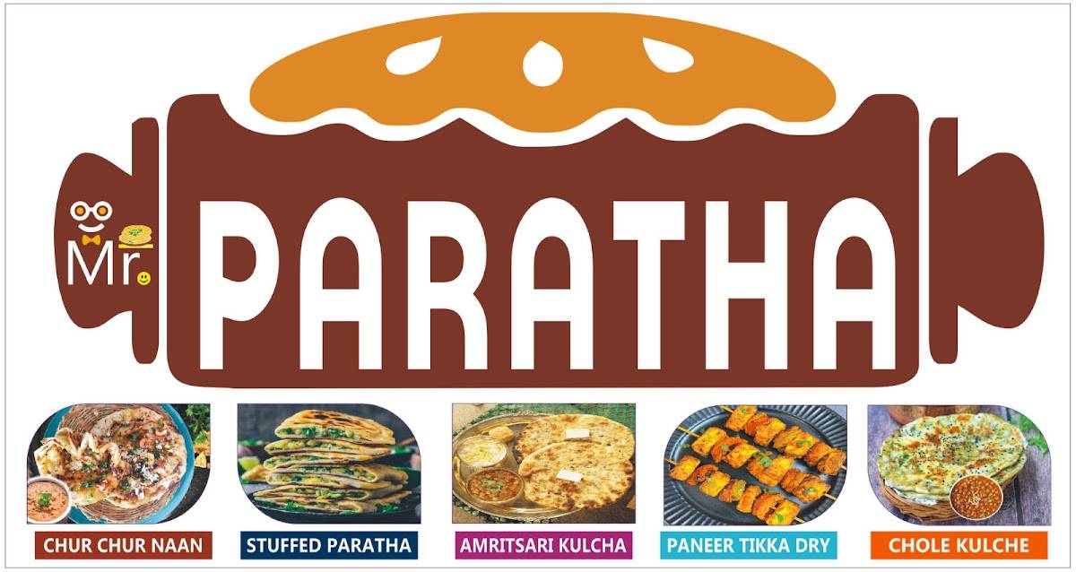 Menu at Mr Paratha, Nathdwara