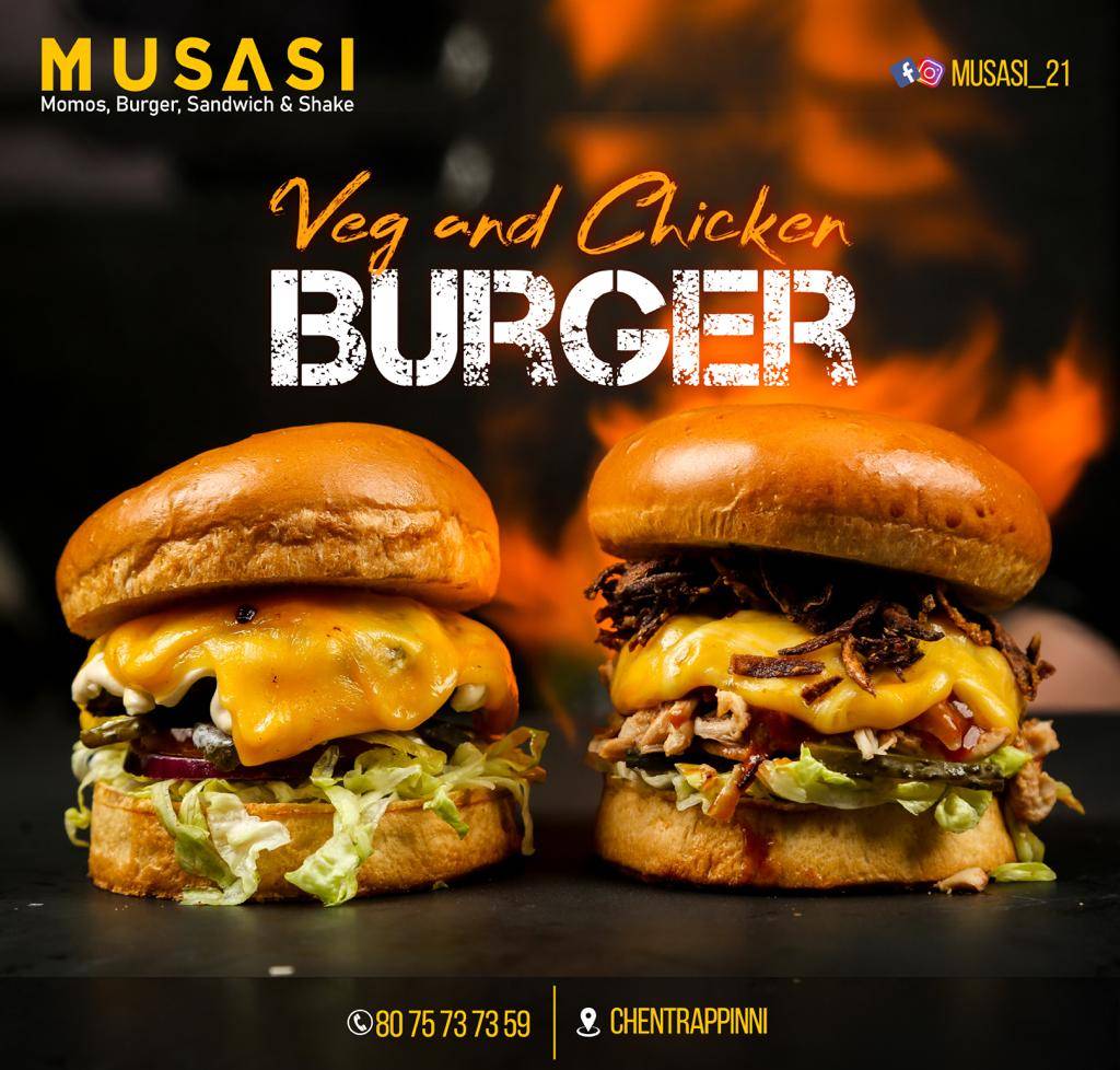Menu at Musasi, Thrissur
