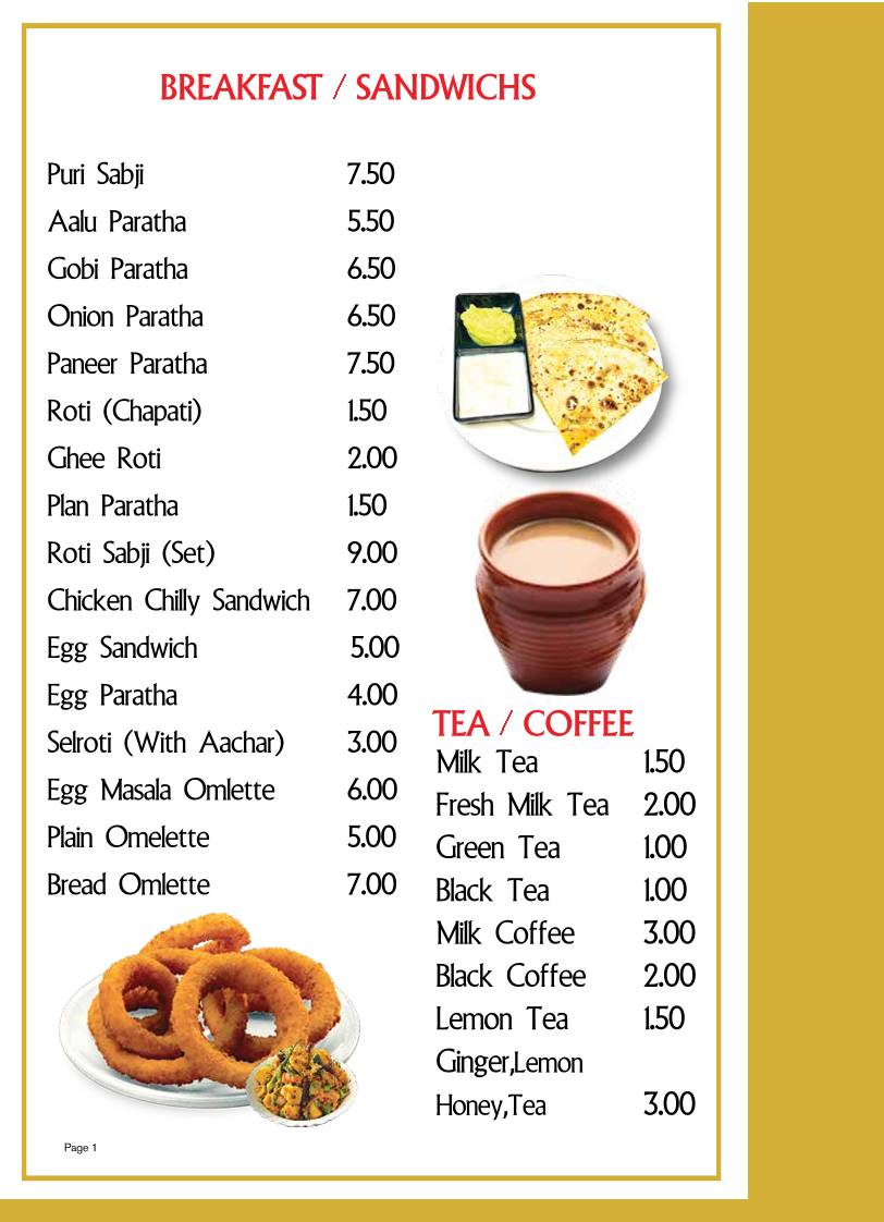Menu at NEPALI TOWN RESTAURANT (Al Zahiyah), Abu Dhabi