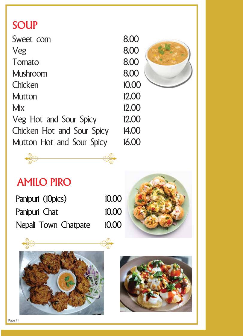 Menu at NEPALI TOWN RESTAURANT (Al Zahiyah), Abu Dhabi