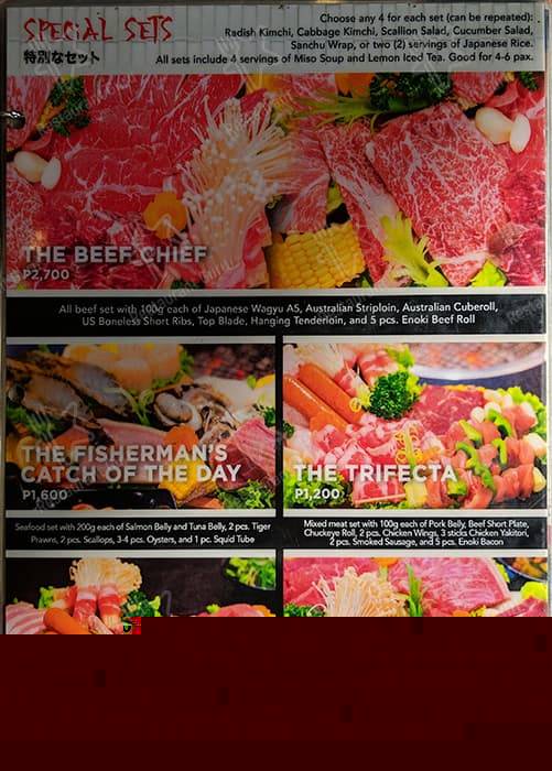 Menu at Nabe Unlimited Japanese Hotpot - Banawe restaurant, Quezon City ...
