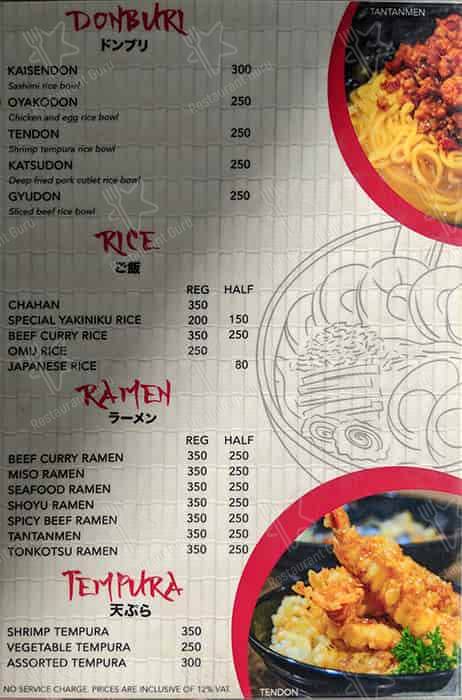 Menu at Nabe Unlimited Japanese Hotpot - Banawe restaurant, Quezon City ...