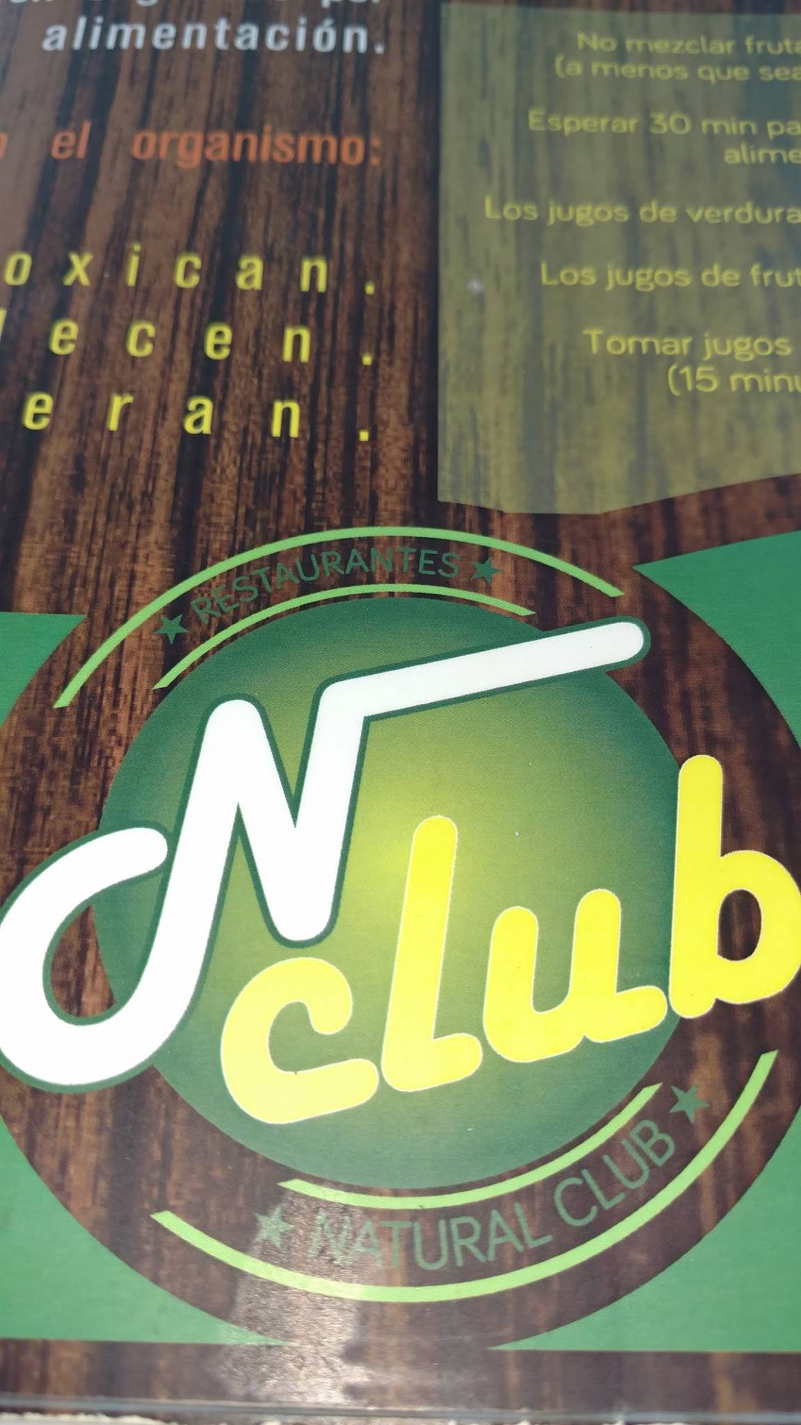 Carta de Natural Club, Ixtapaluca, Blvd. San Buenaventura 5