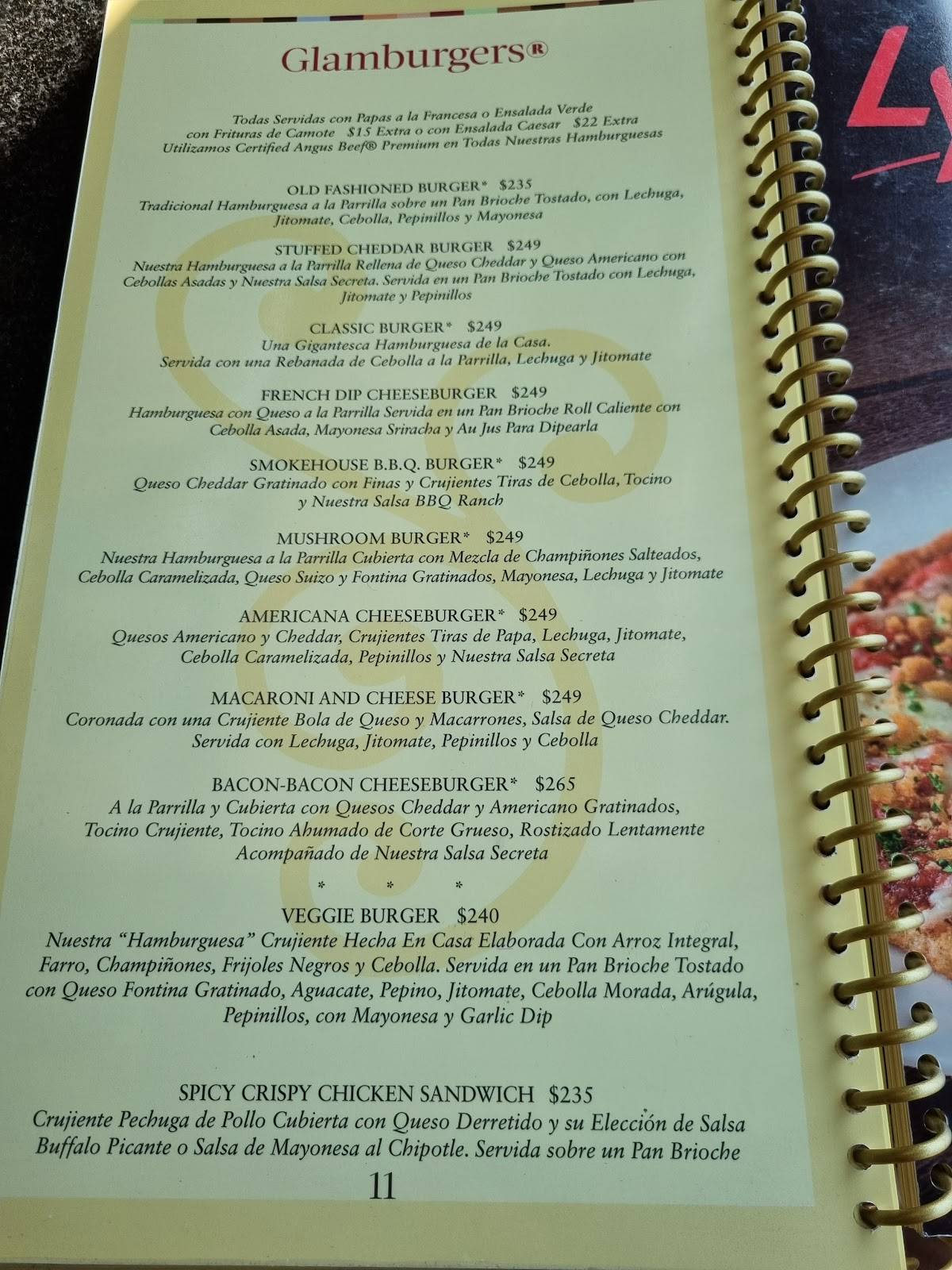 Carta del restaurante The Cheesecake Factory Satélite, Naucalpan del Juárez