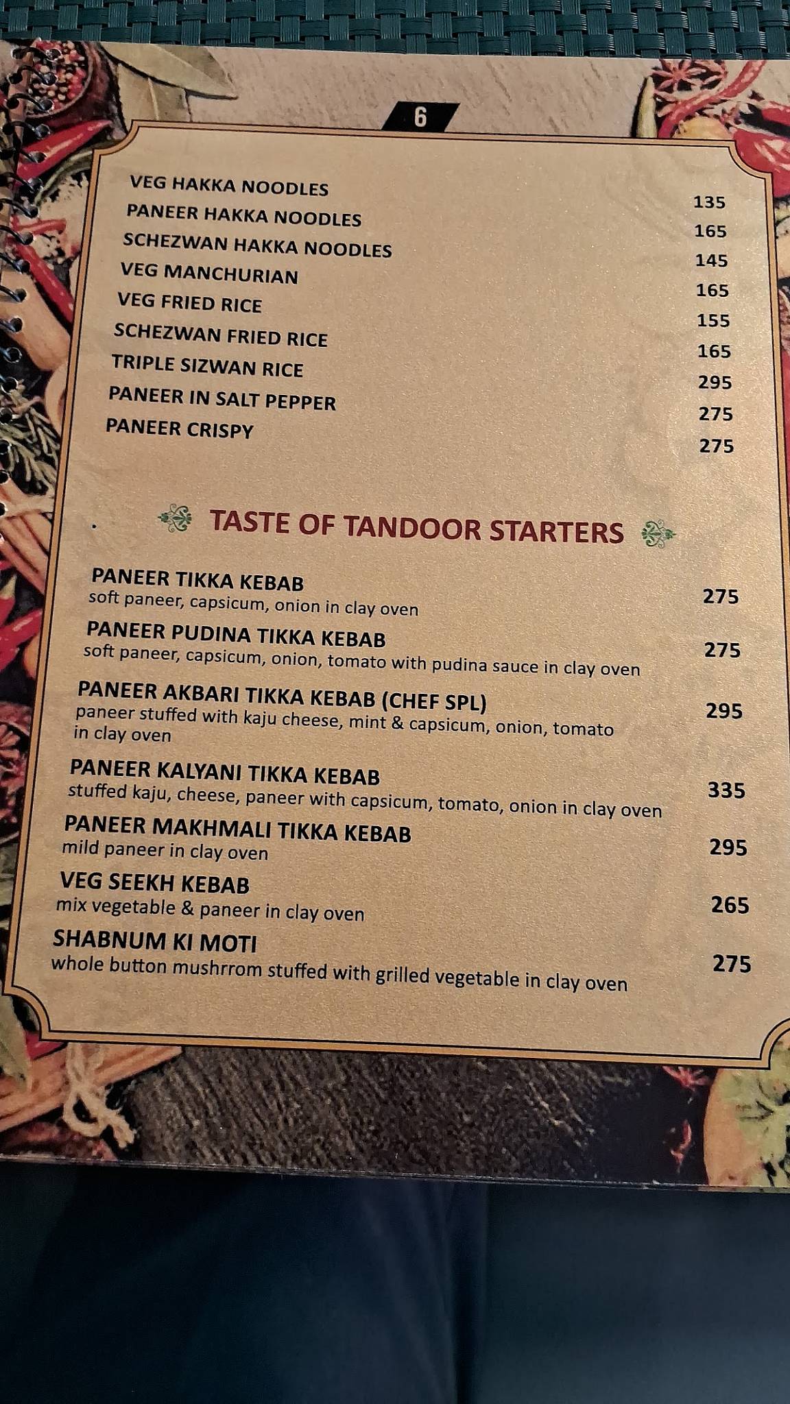 Menu at Navaratna Veg Restaurant Sahadat pura mau SBI Bank main branch, Mau