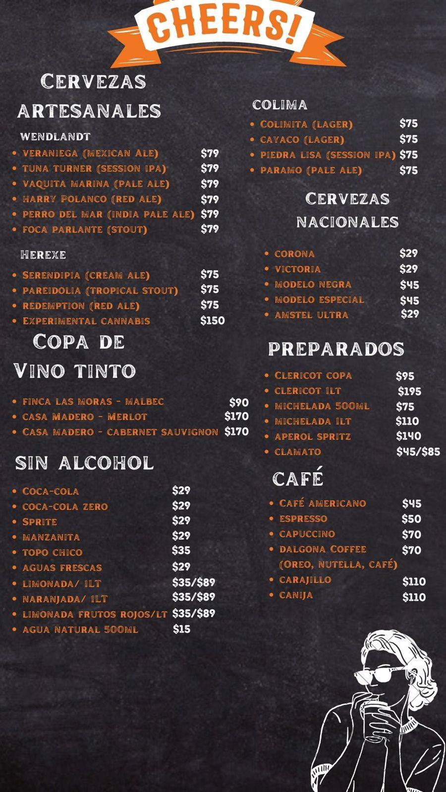 Menu at Navarro´s Pizzeria, Zapopan