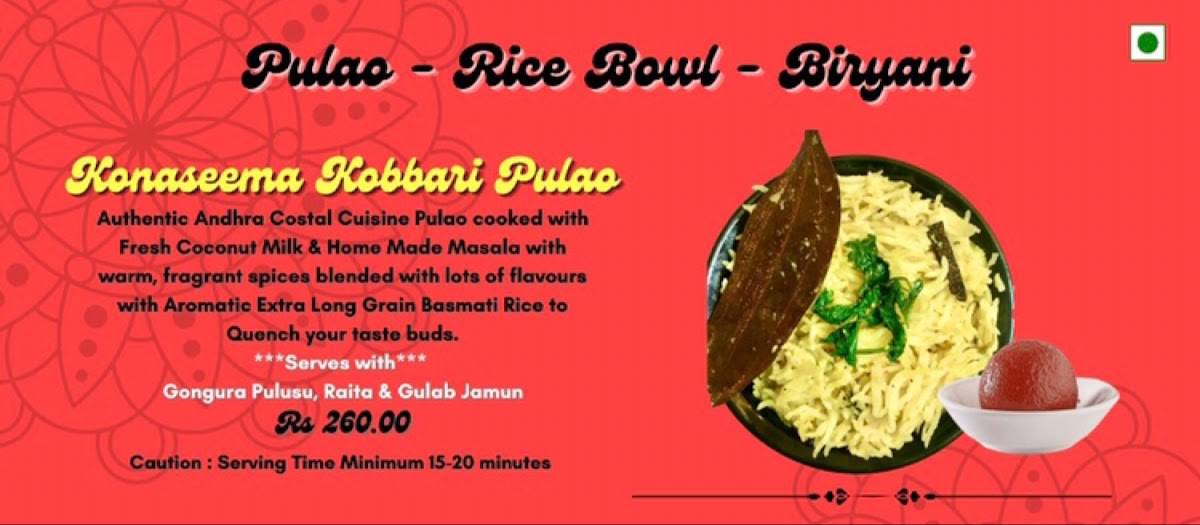 Menu at Neon Cafe, Hyderabad