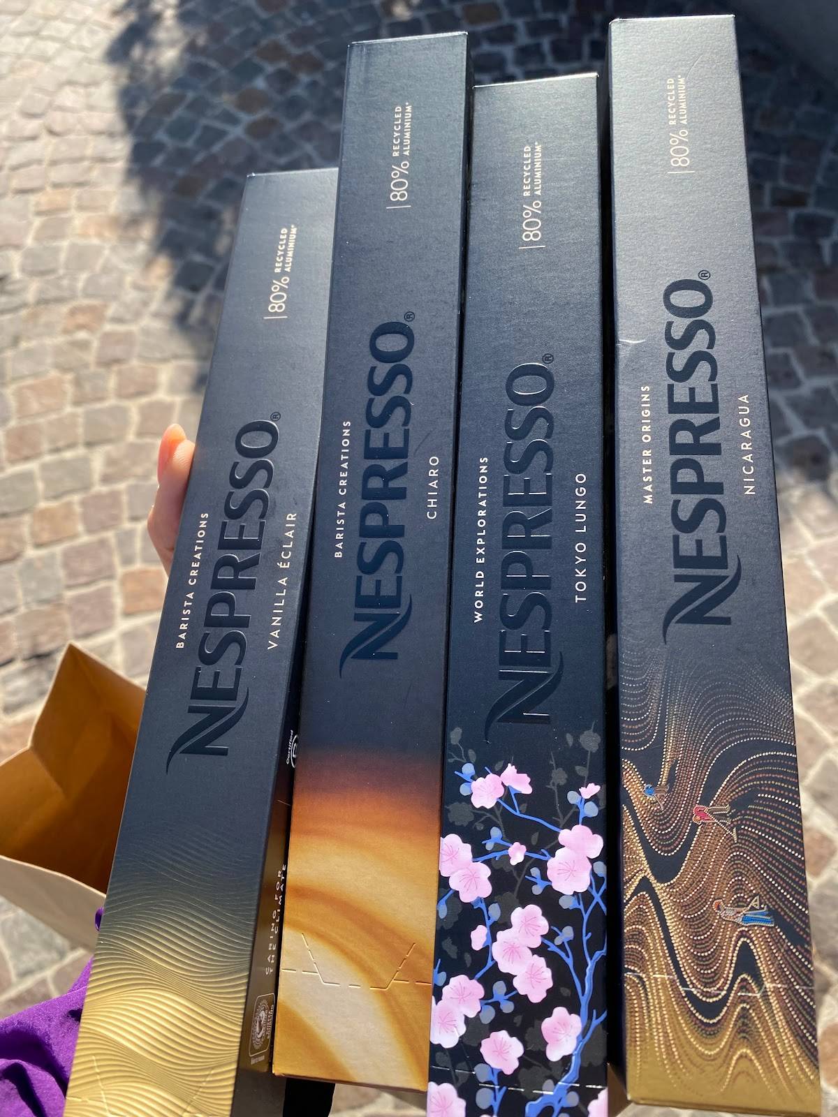 Speisekarte von Nespresso Porta di Roma cafe, ROM, Via Alberto Lionello