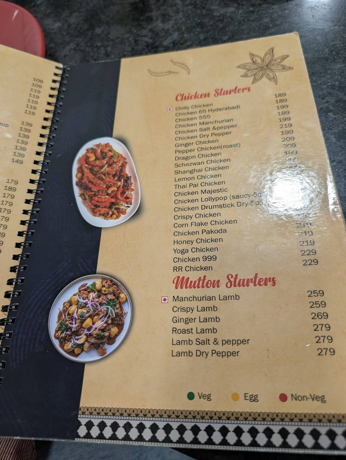 Menu at New Guntur Gongura, Chennai, 293/a