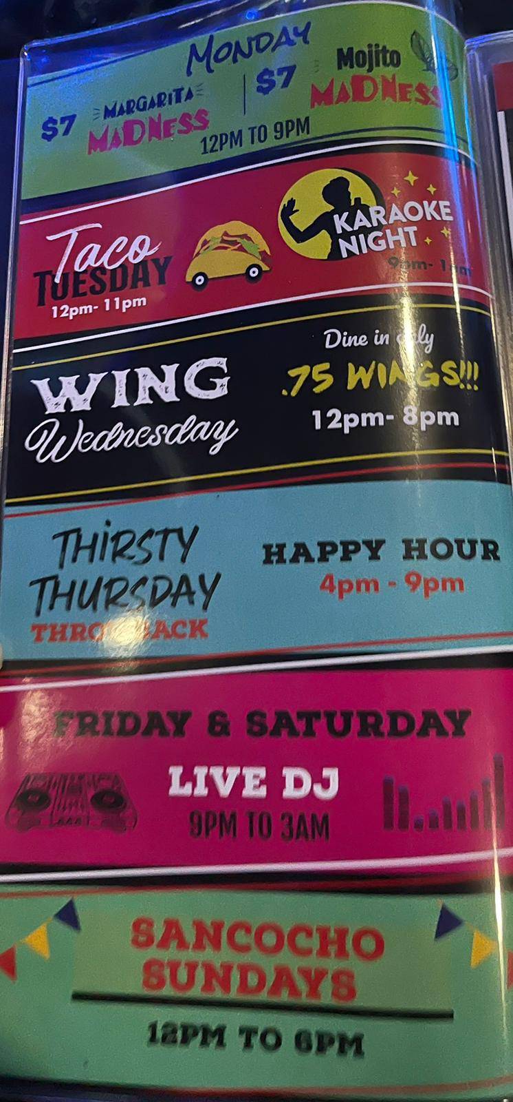 Menu at Nikki's Bar & Grill, Little Ferry