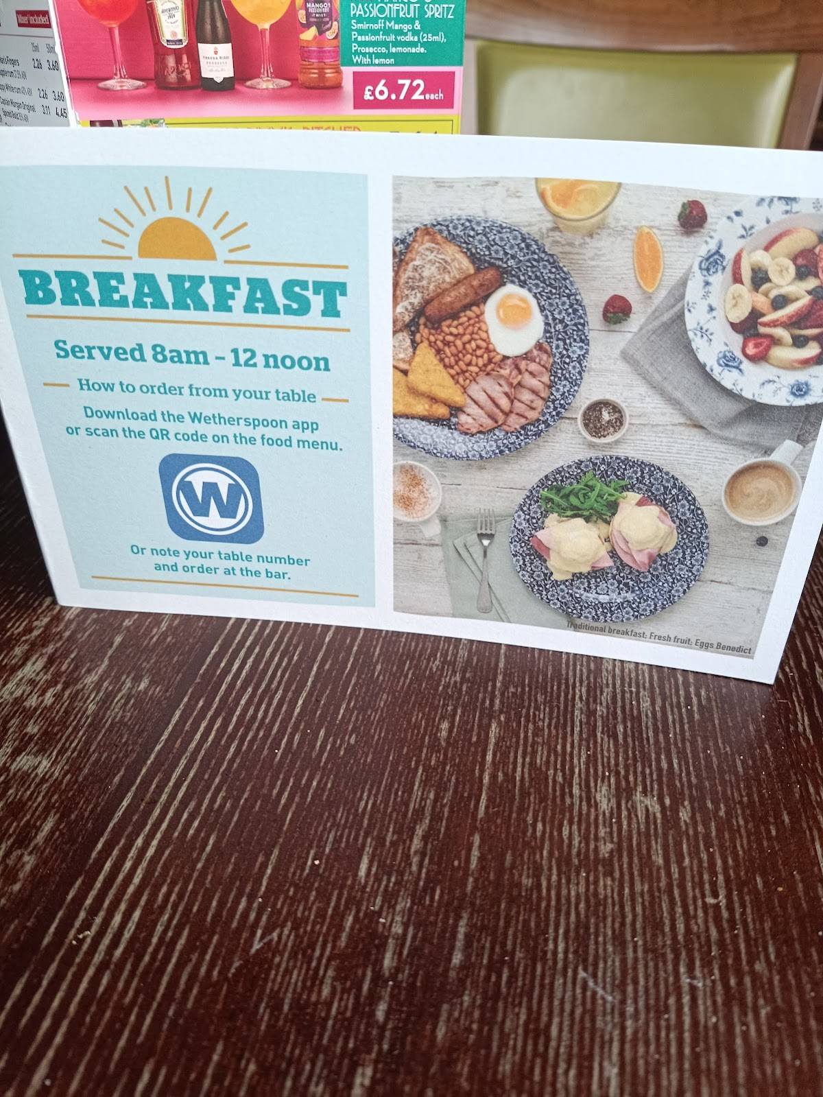 Menu at The Queen of Iceni - JD Wetherspoon pub & bar, Norwich