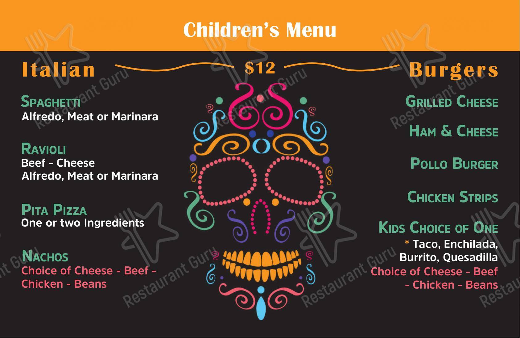 Menu at Ocean View Restaurante, Ketchikan