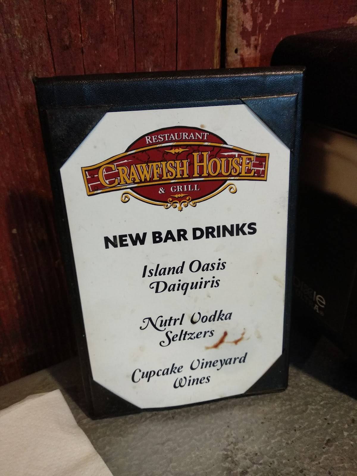 Menu at Crawfish House & Grill, LLC restaurant, Opelousas