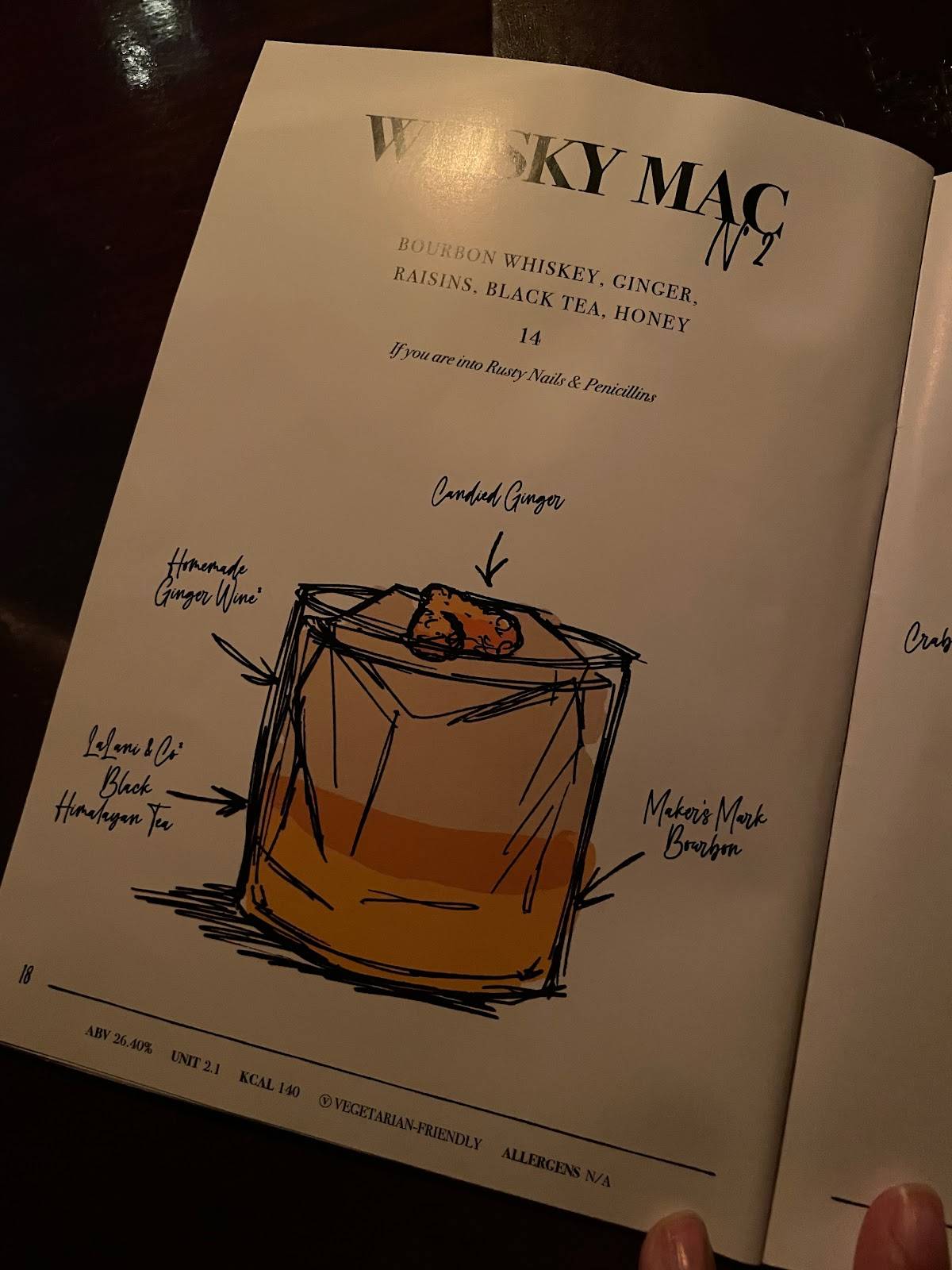 Carta de Opium Cocktail Bar - Soho, Londres, 15-16 Gerrard St