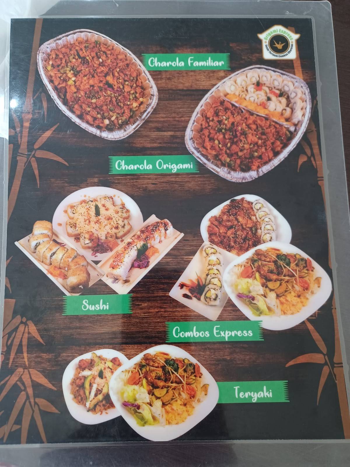Carta del restaurante Origami Express Calle 11, Mexicali, Av. Michoacán ...