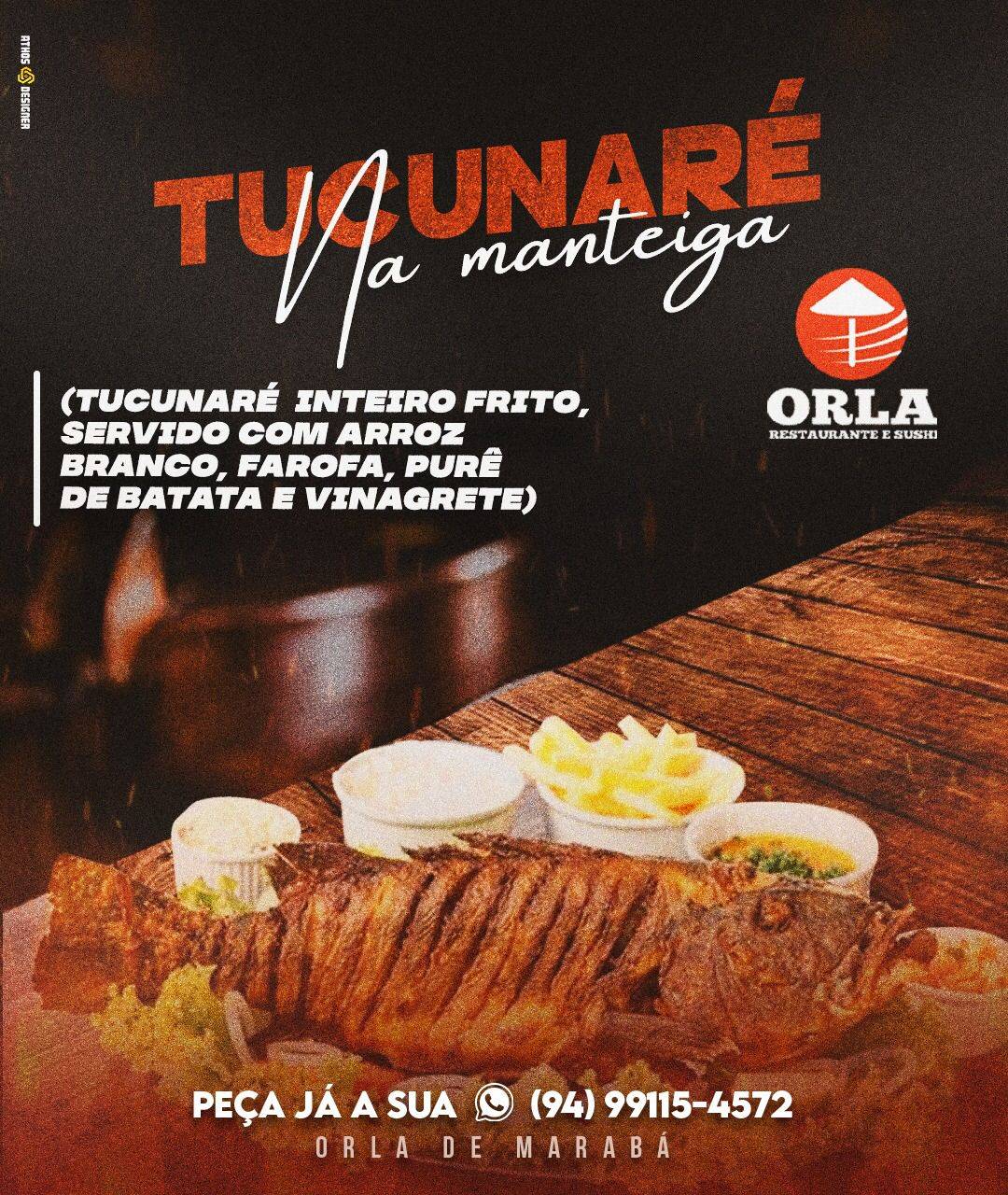 Menu em Orla Restaurante e Sushi, Marabá