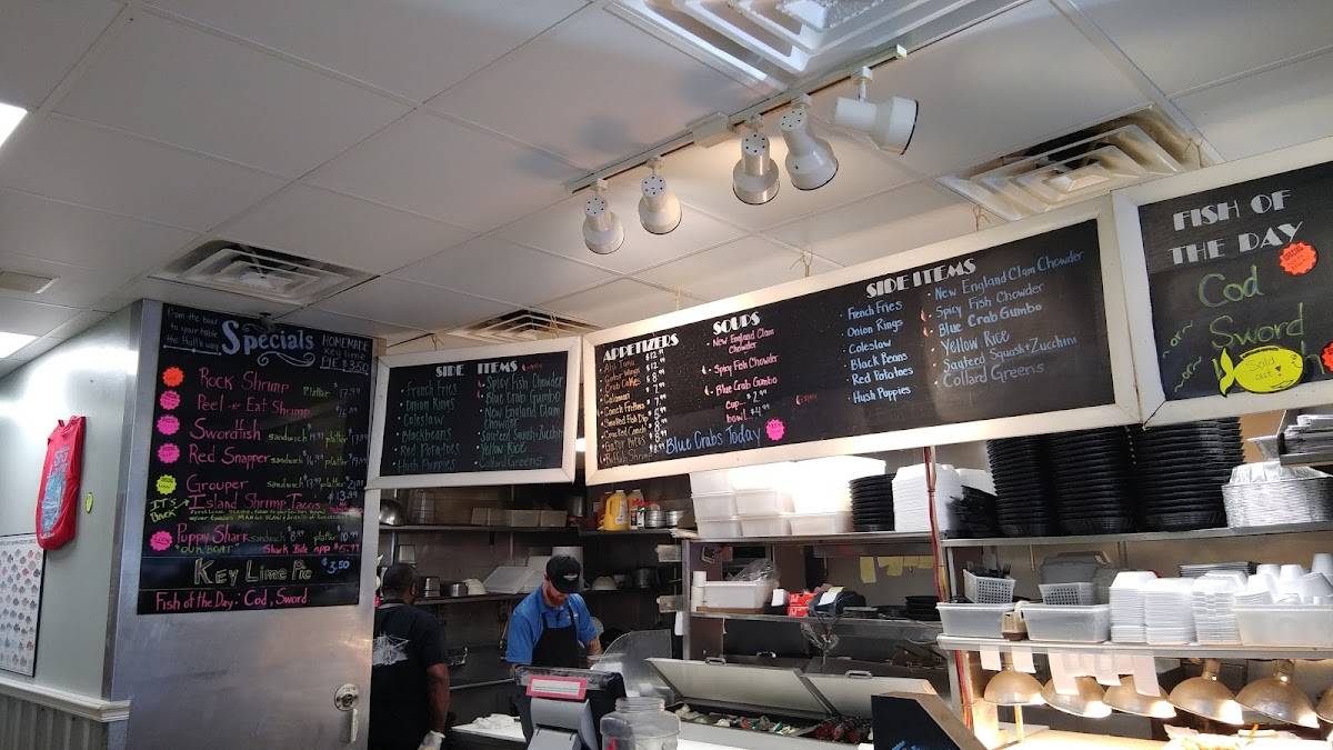 Menu at Hull's Seafood Restaurant, Ormond Beach, 111 W Granada Blvd
