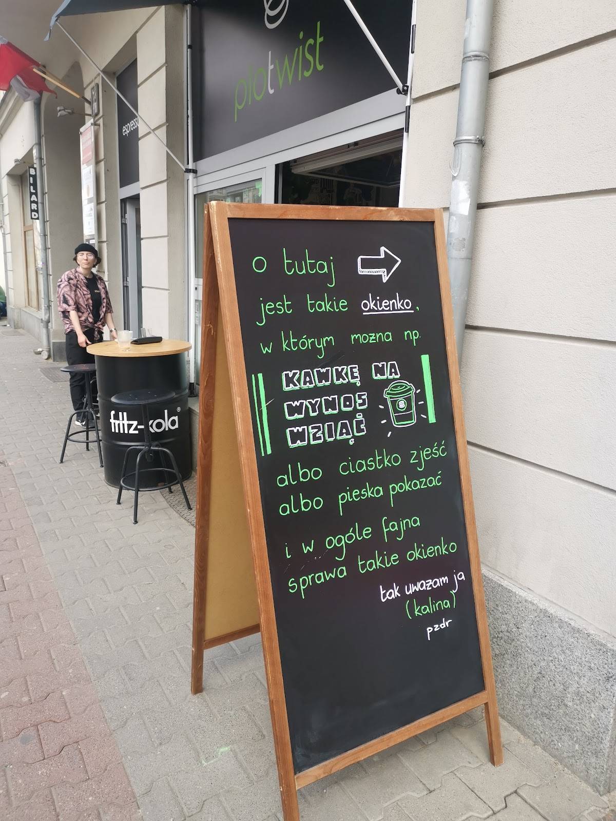 Carta de PLOT TWIST espresso bar, Poznań